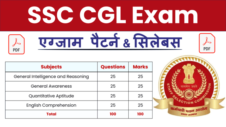 SSC CGL Syllabus 2025 Pdf: SSC CGL Syllabus Pdf Download